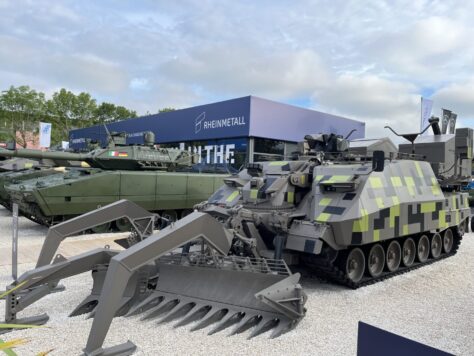 Rheinmetall zeigt Minenräumpanzer Keiler Next Generation