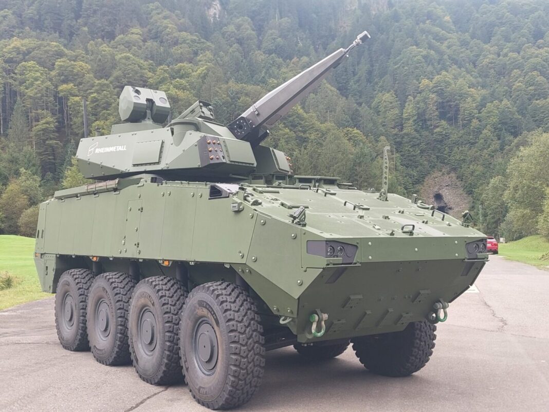 Rheinmetall zeigt zukünftigen Skyranger der Bundeswehr im scharfen Schuss