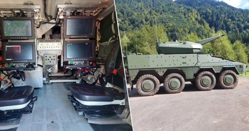 Rheinmetall zeigt zukünftigen Skyranger der Bundeswehr im scharfen Schuss