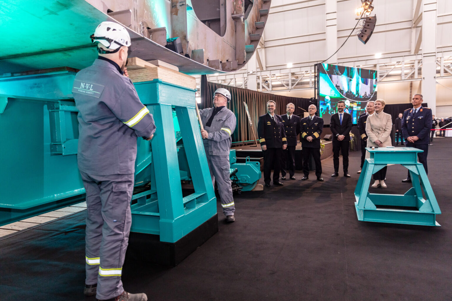 Erstes Flottendienstboot auf Kiel gelegt