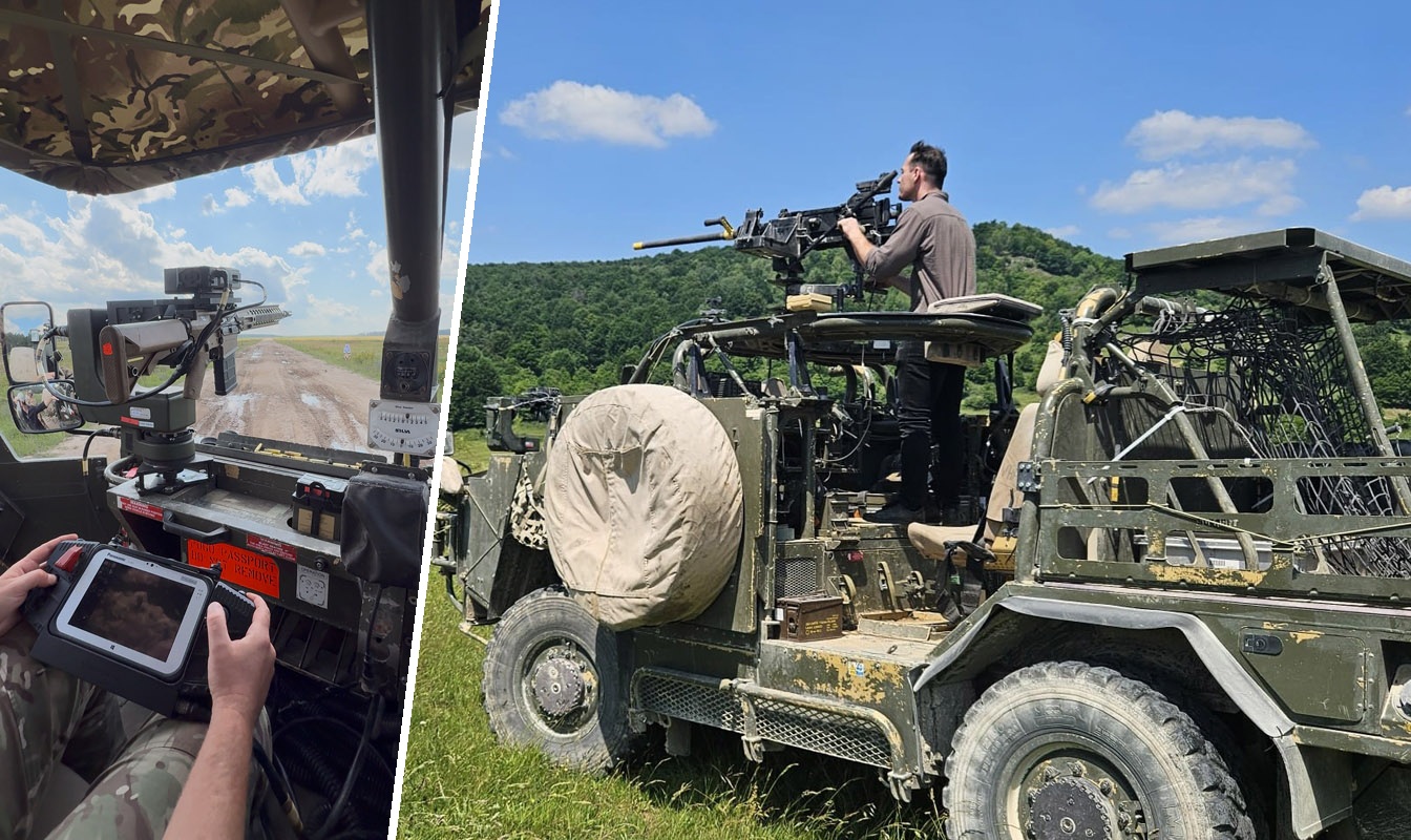 Smartshooter zeigt erstmals SMASH 3000 in Kombination mit schwerem ...