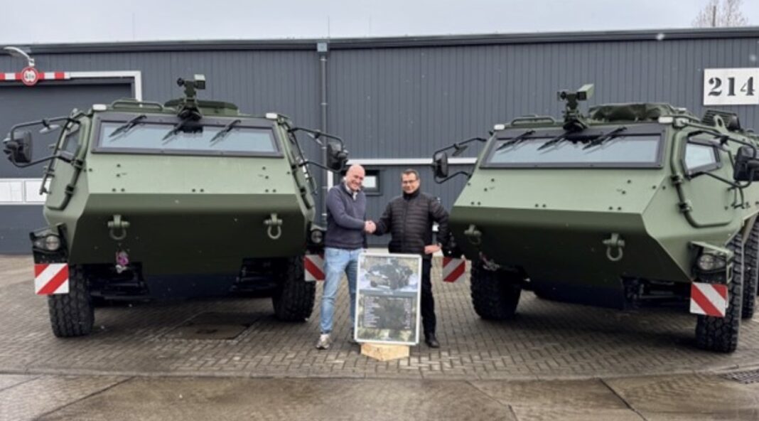 Bundeswehr hat die ersten fünf Patria-Radpanzer erhalten
