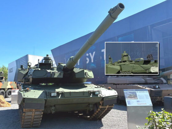 KNDS Deutschland und Hensoldt zeigen Kampfpanzer Leopard 2 A8 mit ...