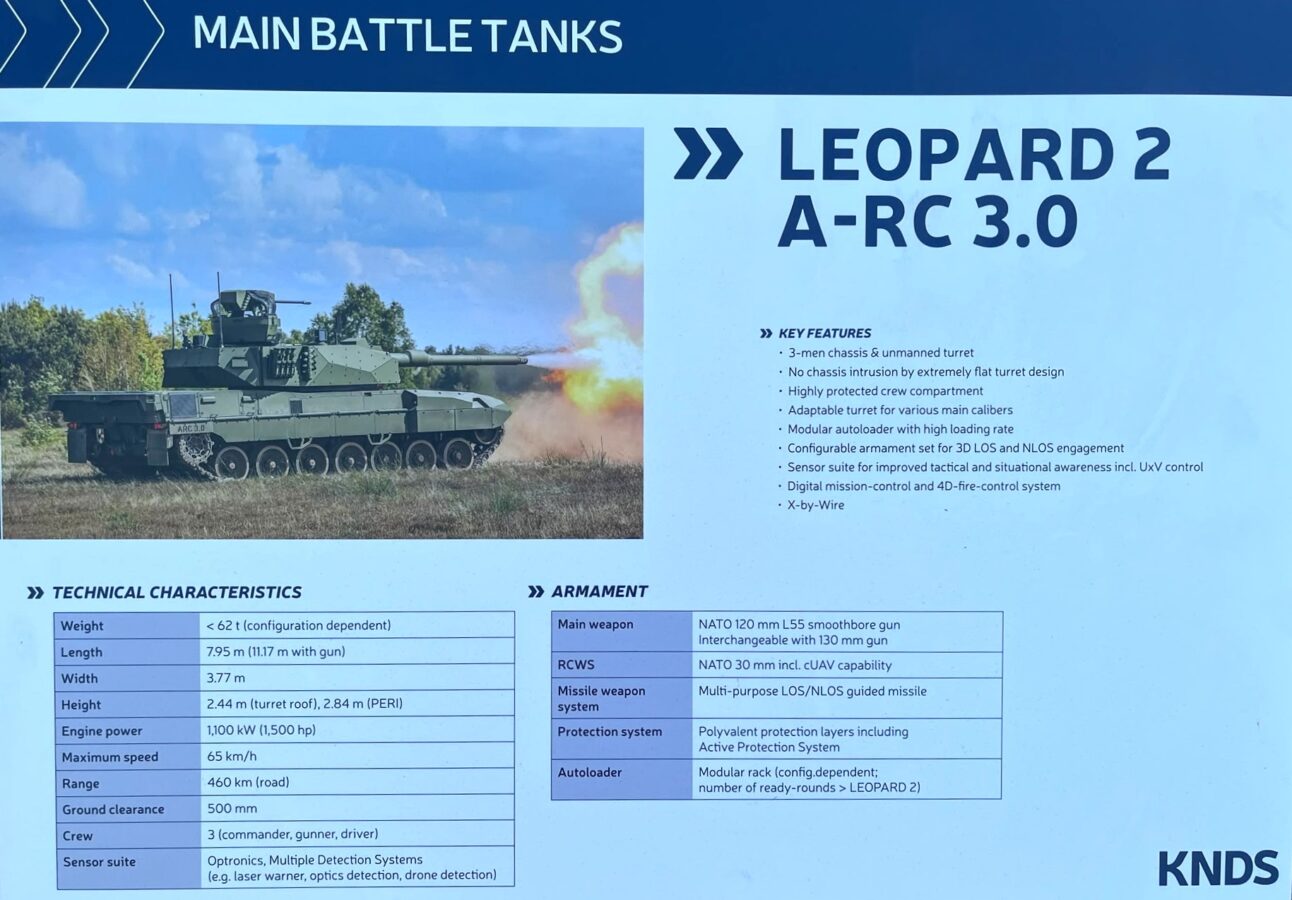 KNDS Deutschland zeigt weiterentwickelte Variante des Kampfpanzers ...